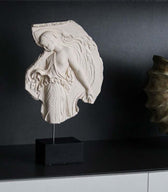 Elysian Grace Sculpture – Classical Fragment on Display Stand (35 cm