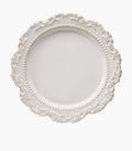 French Baroque Dinner Plates Ceramic Embossed Dinner Tableware