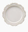 French Baroque Dinner Plates Ceramic Embossed Dinner Tableware