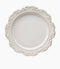 French Baroque Dinner Plates Ceramic Embossed Dinner Tableware